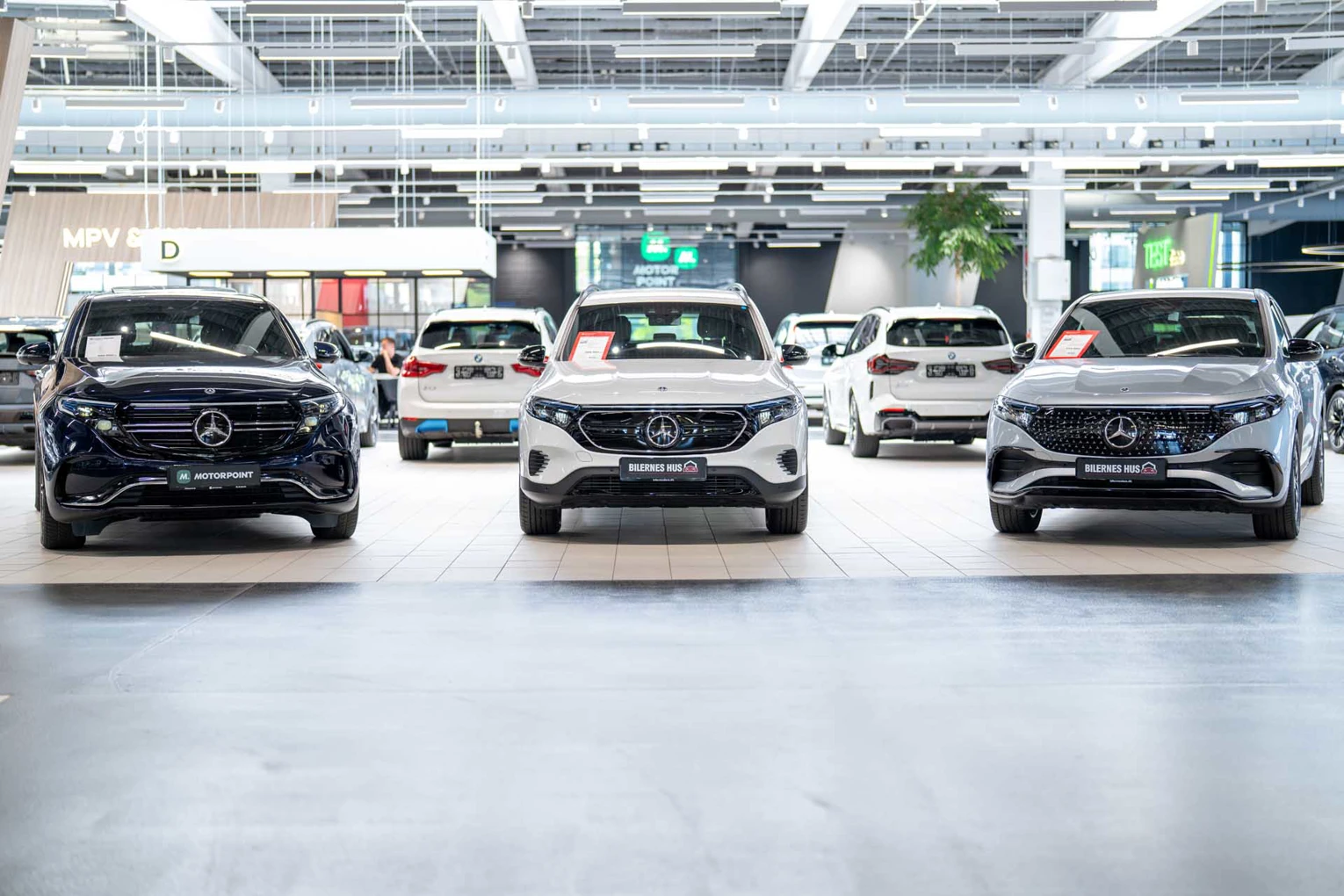 Vi sammenligner Mercedes elbiler EQA, EQB og EQC